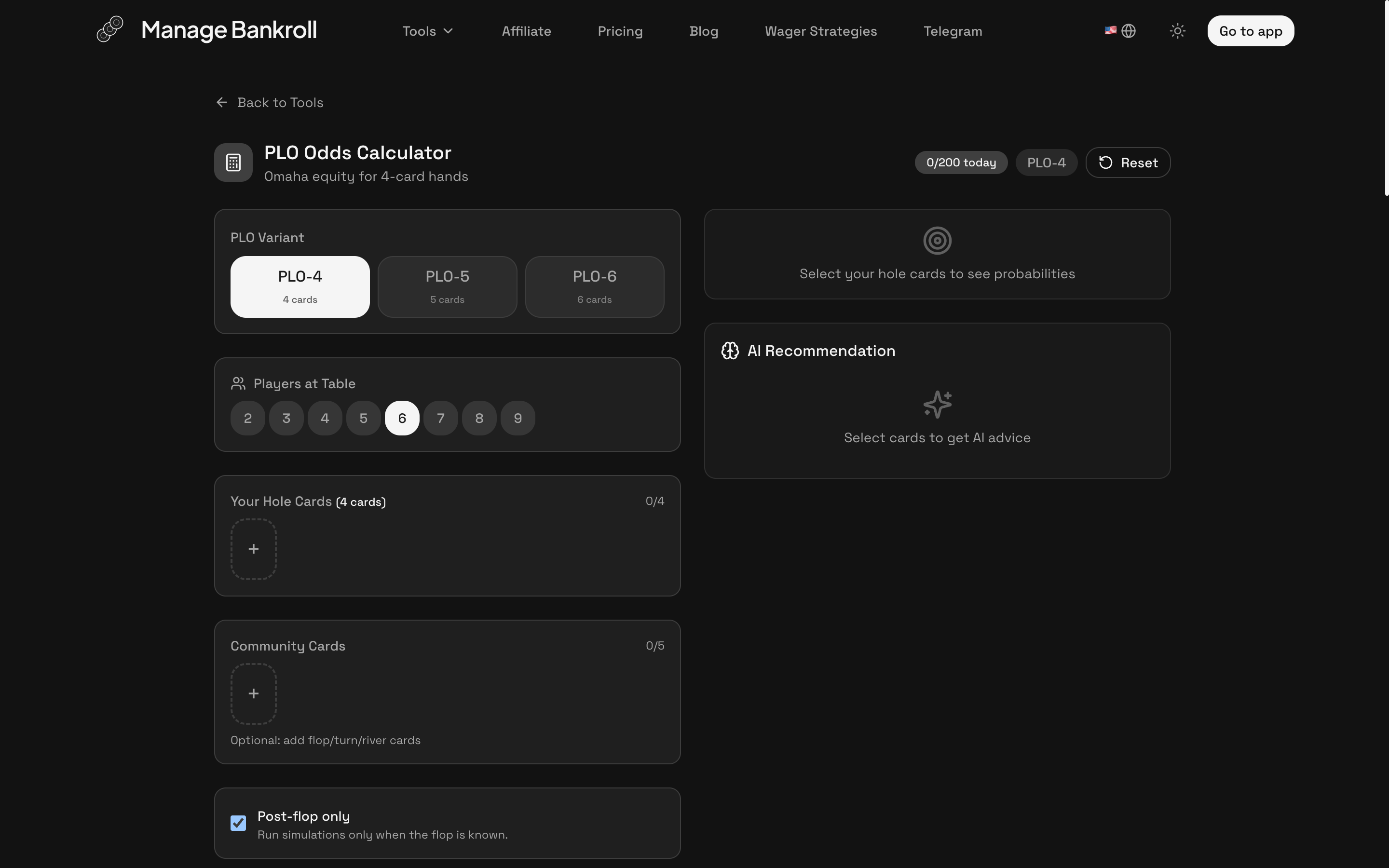 Free PLO Odds Calculator with AI | Omaha Poker Equity Calculator ...